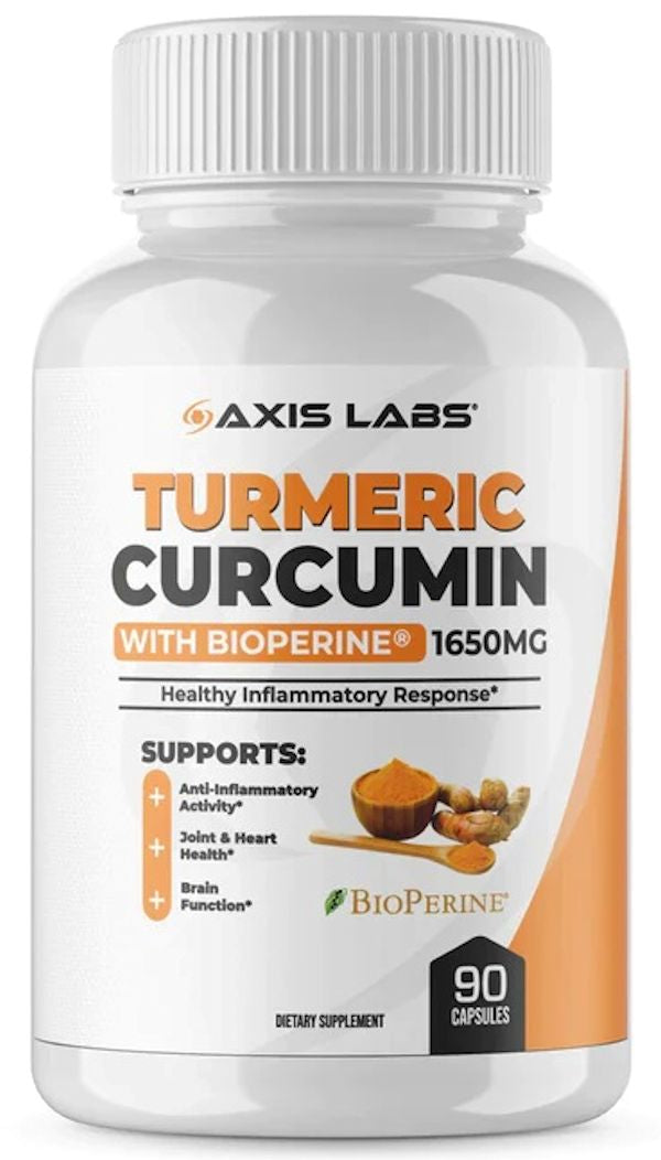 Axis Labs Turmeric Curcumin with Bioperine | Bodyandfitness.com