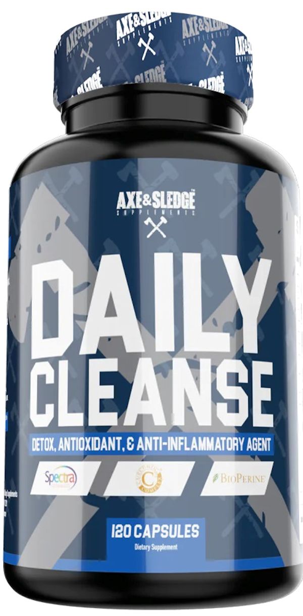 Axe & Sledge Daily Cleanse Ultimate Detoxification Agent 120 Capsules ...